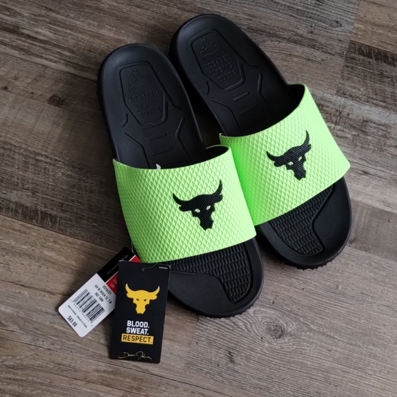 Under Armour | Shoes | Or 13 Under Armour Project Rock Tire Slides Mens ...